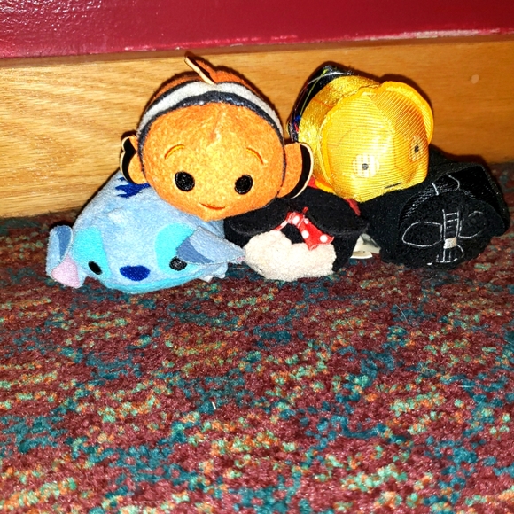 Disney | Toys | Disney Tsum Tsum Lot Of 5 Plushes | Poshmark